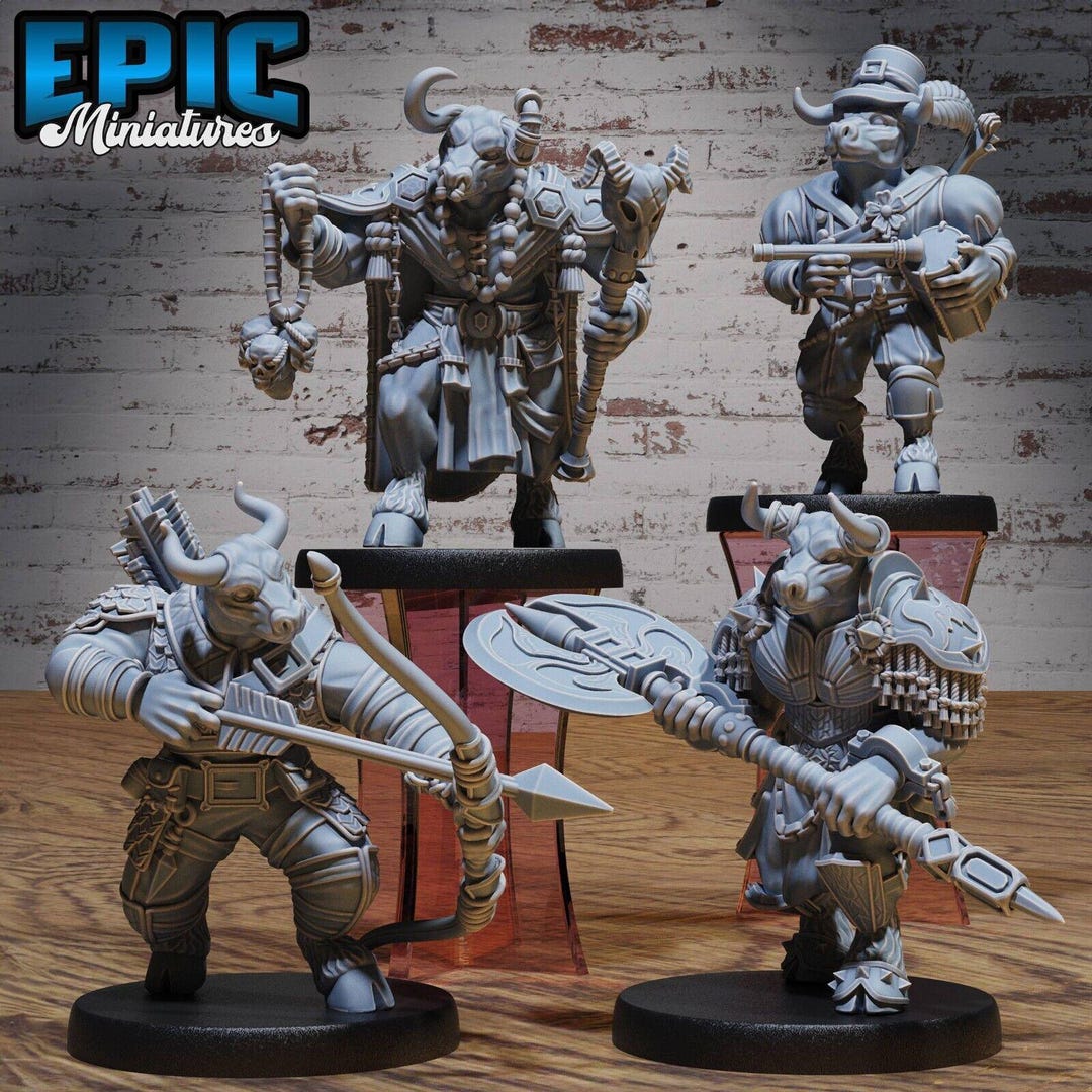 Minotaur Classes D&D Dungeons and Dragons Miniature - Epic Miniatures ...