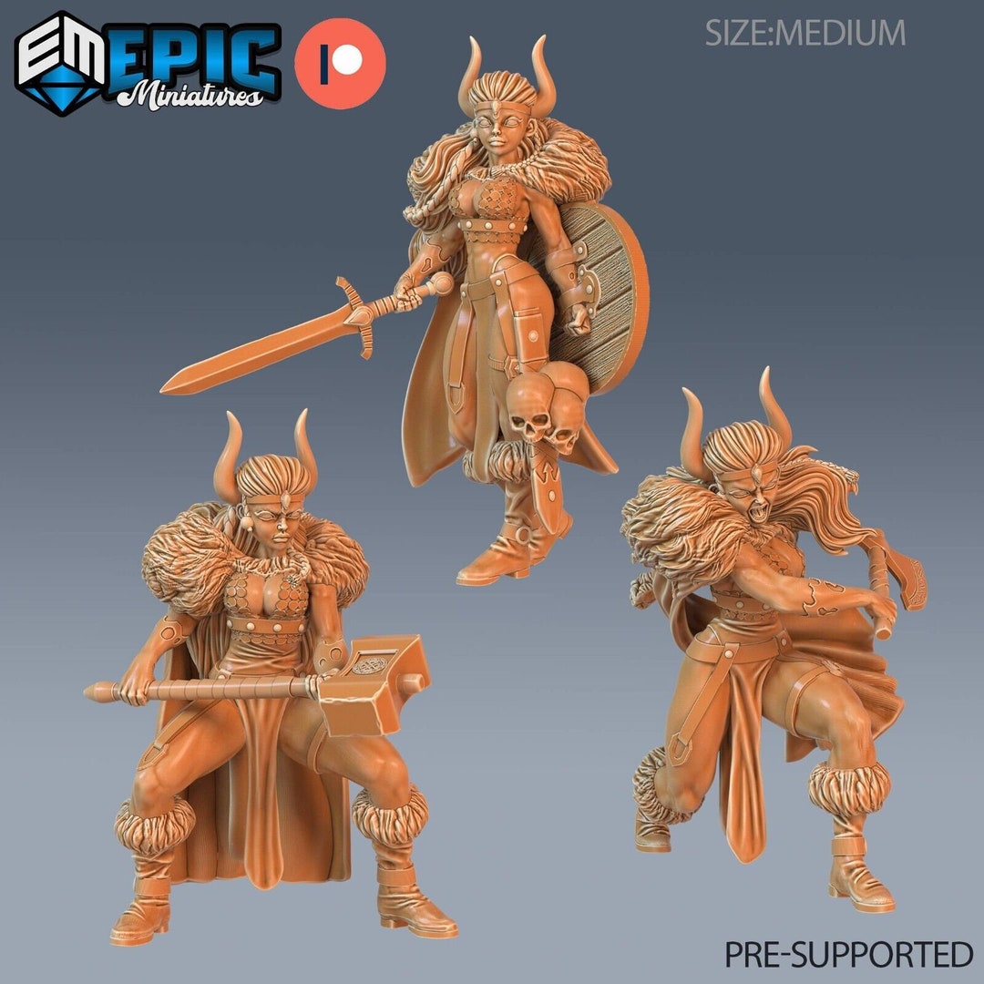 Dwarf Princess Dnd Dungeons and Dragons Female Miniature Epic ...