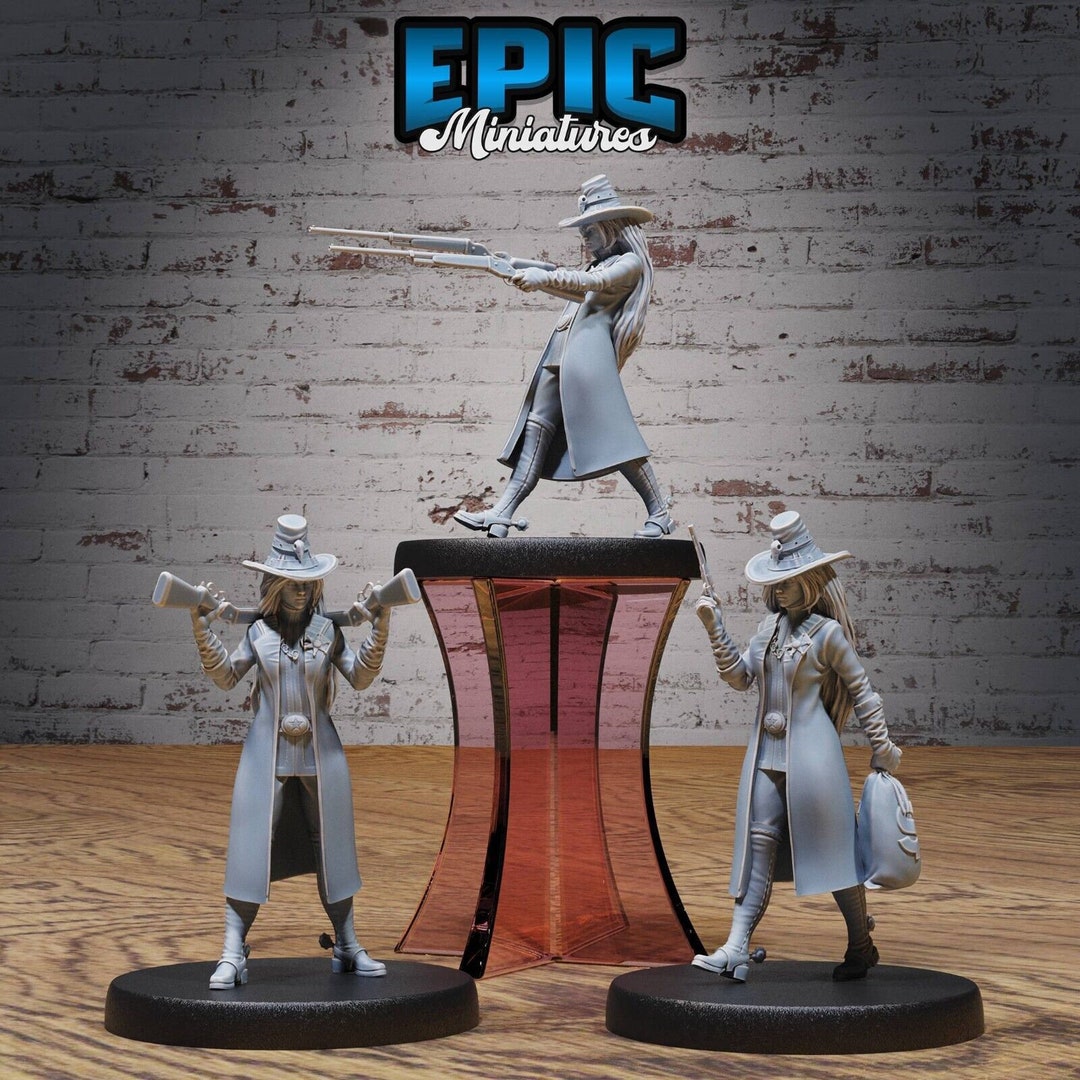 Sheriff Female Dnd Wild West Dungeons and Dragons Miniature Epic ...