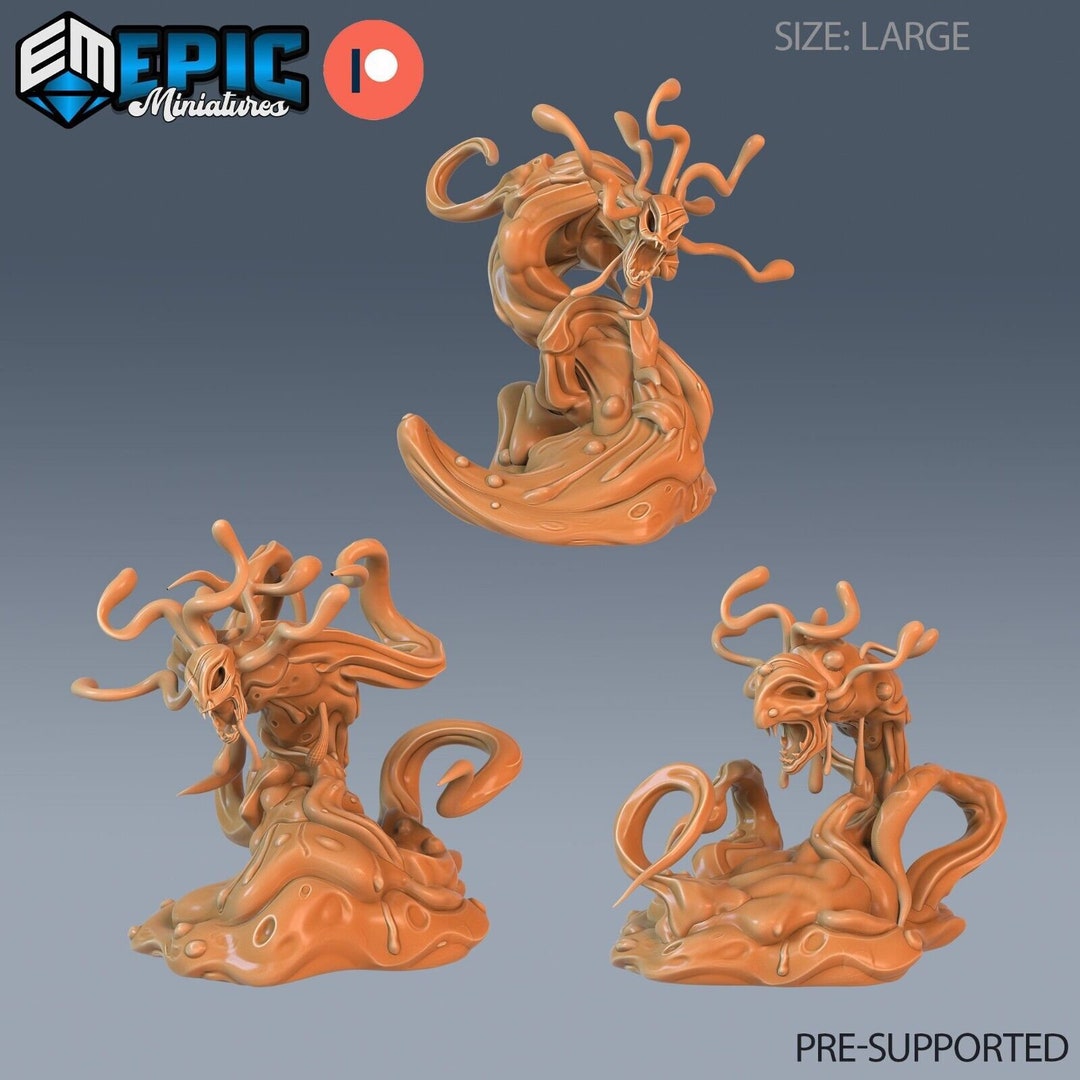 Formless Spawn Dungeons and Dragons Miniature D&D, Fantasy Large 28mm ...