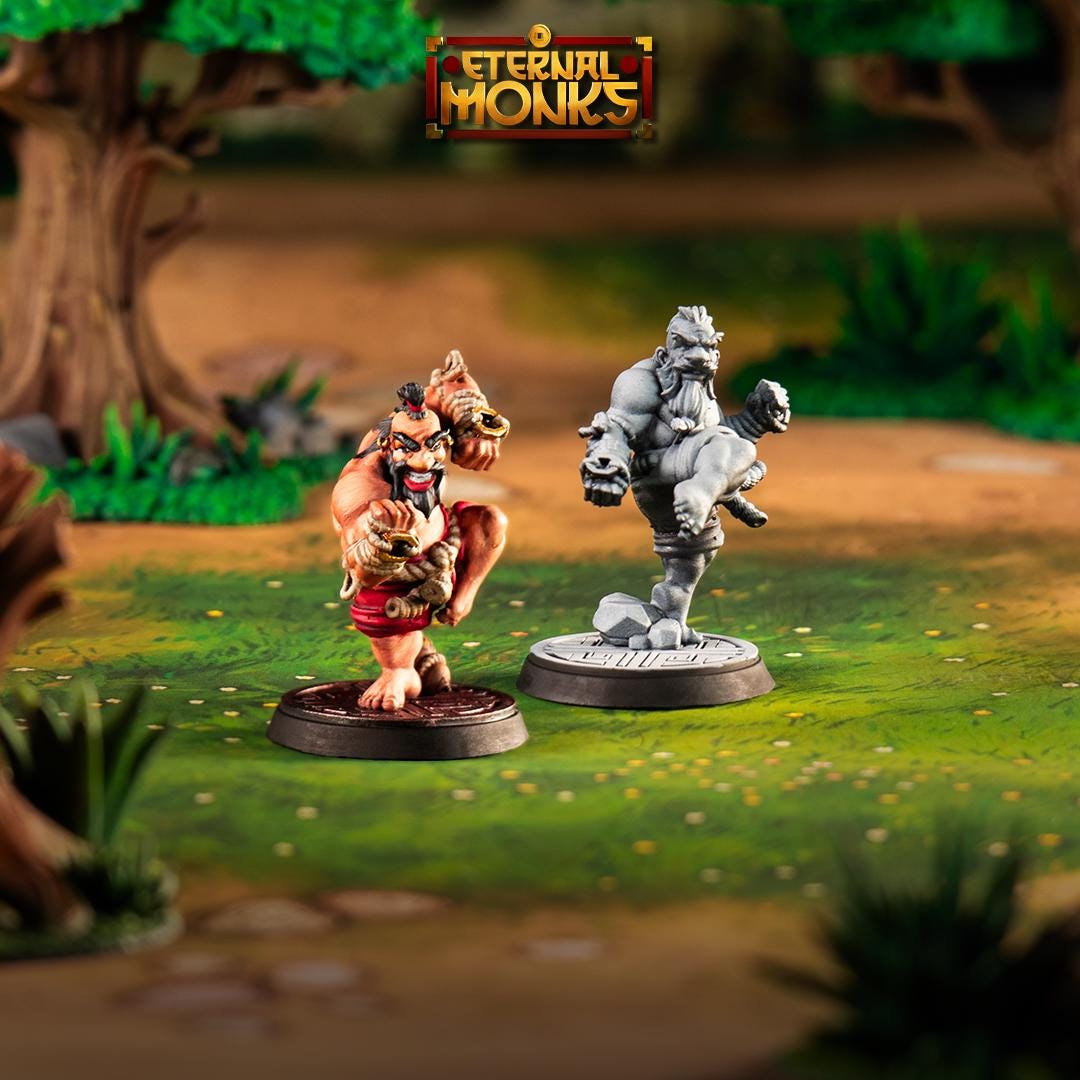 Dwarf Monks Dungeons and Dragons D&D 28-32mm Tabletop Miniatures - Etsy UK