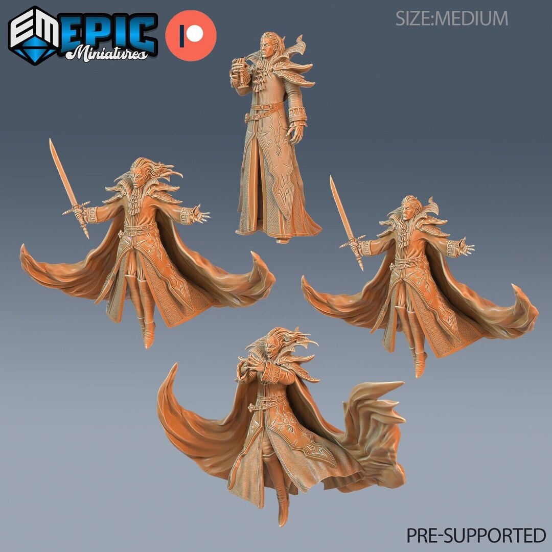 Vampire Lord Dungeons and Dragons Miniature D&D, Epic Miniatures ...