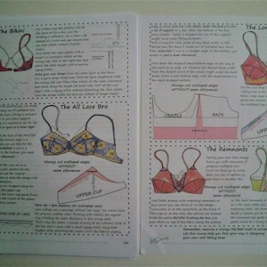 E-book Mini-course LARGE Cup Bra Pattern by Merckwaerdigh - Etsy