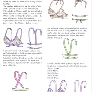 BRALETTE E-booklet Pattern WRAP by Merckwaerdigh - Etsy