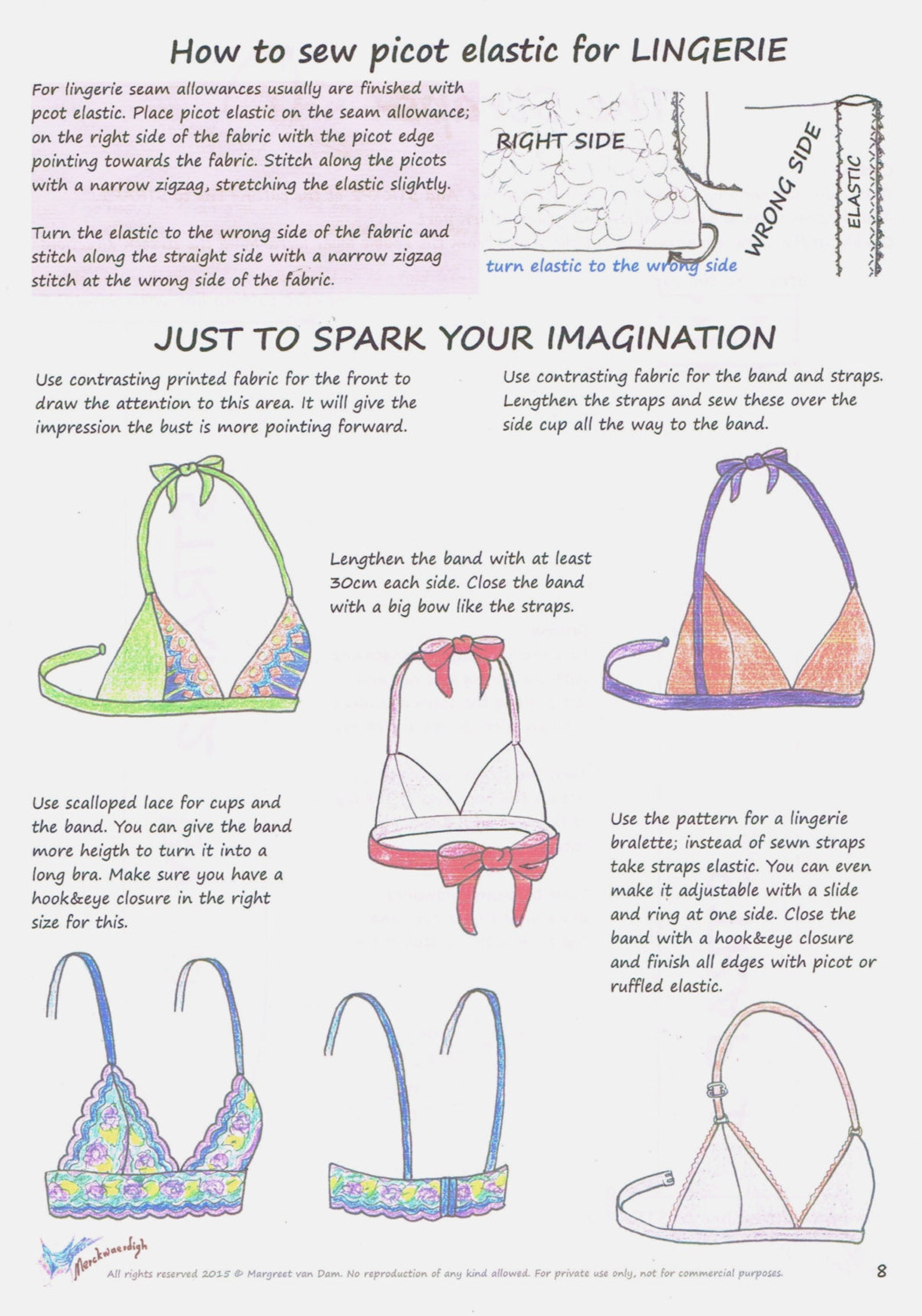 BRALETTE E-booklet Pattern TRIANGLE Bikini by Merckwaerdigh - Etsy