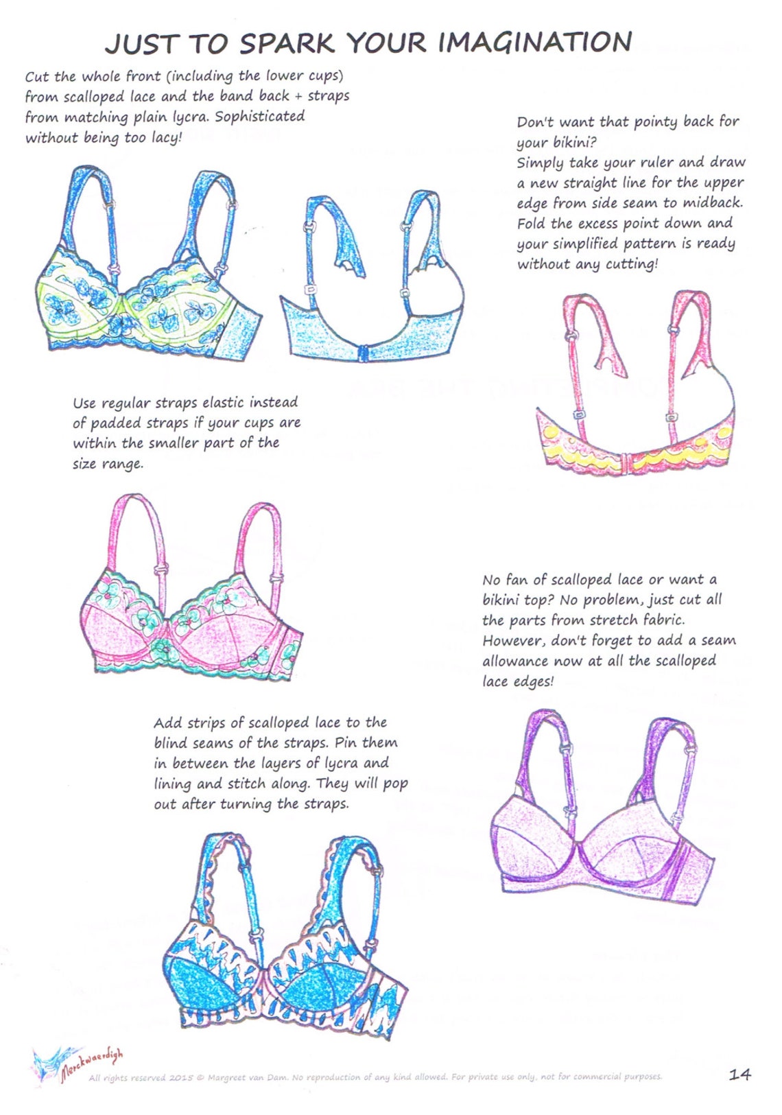 BRA E-booklet Pattern CLASSIC E Underwired Bra by - Etsy