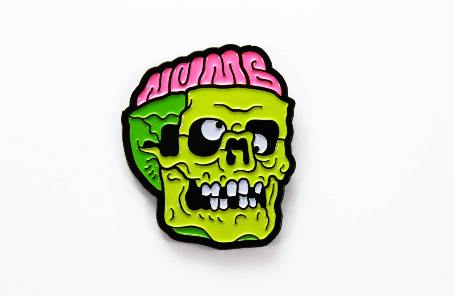 Numbskull Enamel Pin 1.25 Zombie Skull Lapel Pin Numb - Etsy Canada