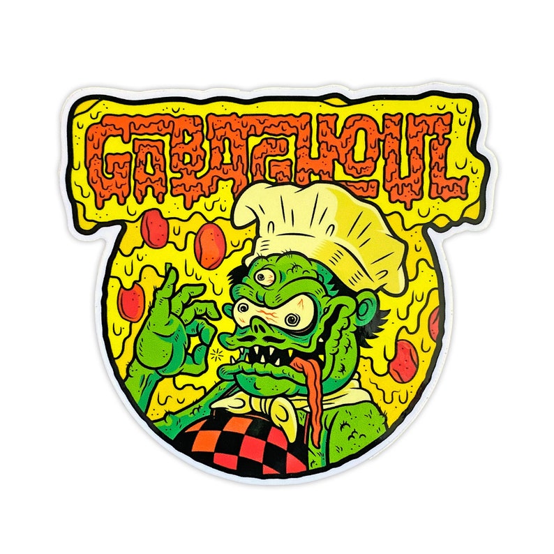 Gabaghoul 4 Vinyl Sticker Pizza Monster Gabagool - Etsy