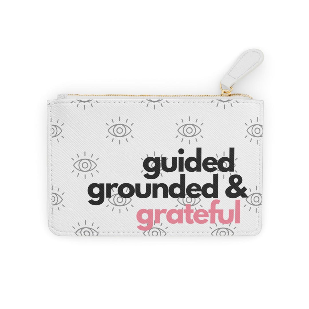 Stylish Mini Clutch Bag - Guided, Grounded & Grateful Design | Perfect ...