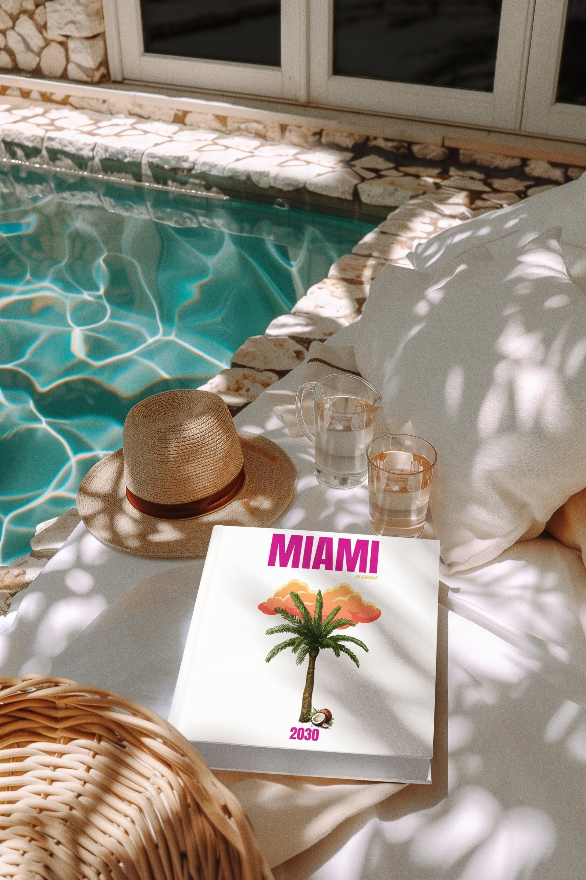 Miami Photobook - Digital Travel Printable | Travel Photobook Canva ...