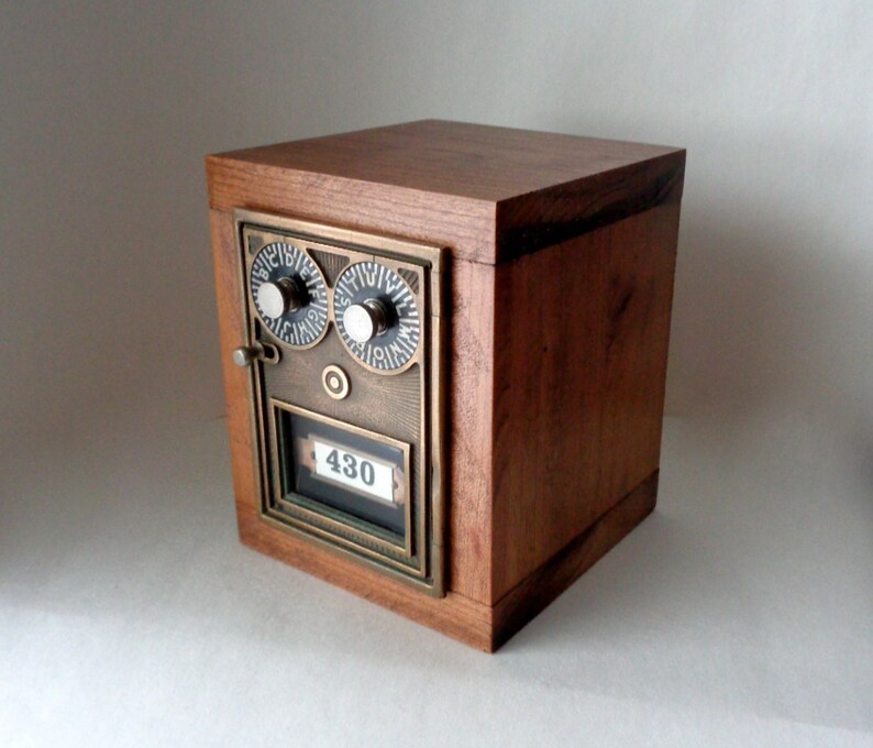 Post Office Door Safe Bronze Postal Bank Mail Box 430 | Etsy