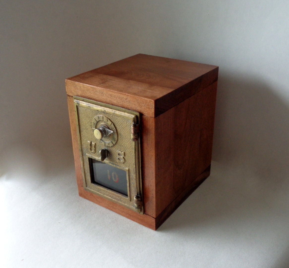 Boxes & Bins Home & Living Post Office Mail Box Door Bank #325 Vintage ...