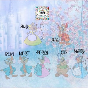 Cinderella Mice 8 and 12 Inch - Etsy