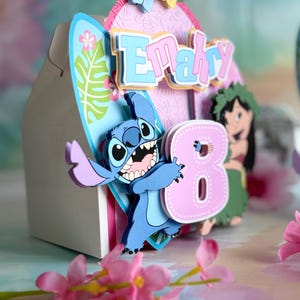 Stitch Party Favor Boxes | Lilo & Stitch Birthday Party Supplies - Etsy