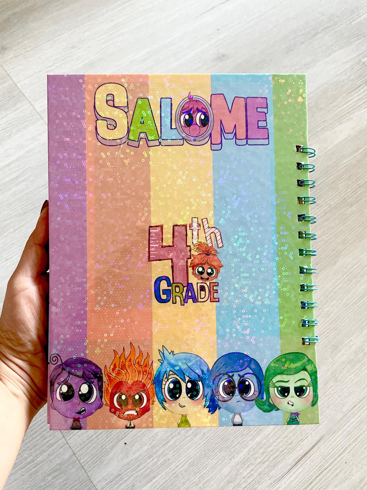 Personalized Inside Out Notebook: Back to School Journal - Etsy