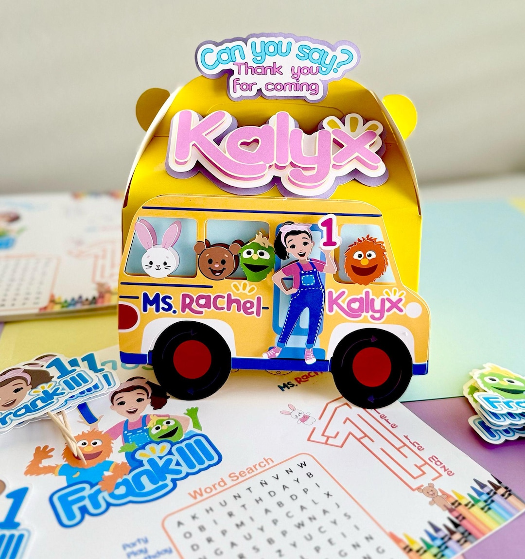 Mrs. Rachel Boxes Personalized Items for Birthday Parties, Can You Say ...