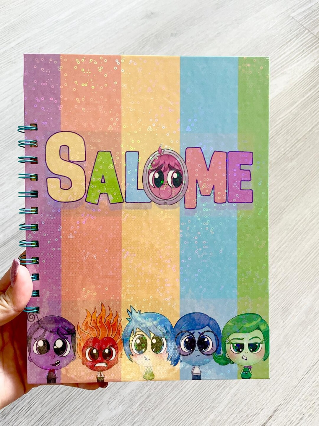 Personalized Inside Out Notebook: Back to School Journal - Etsy