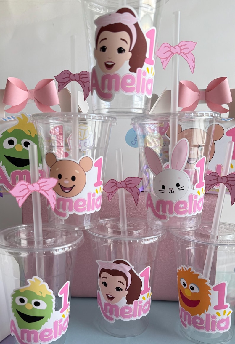 Ms Rachel Birthday Party Decorations: Personalized Favor Boxes, Cups ...