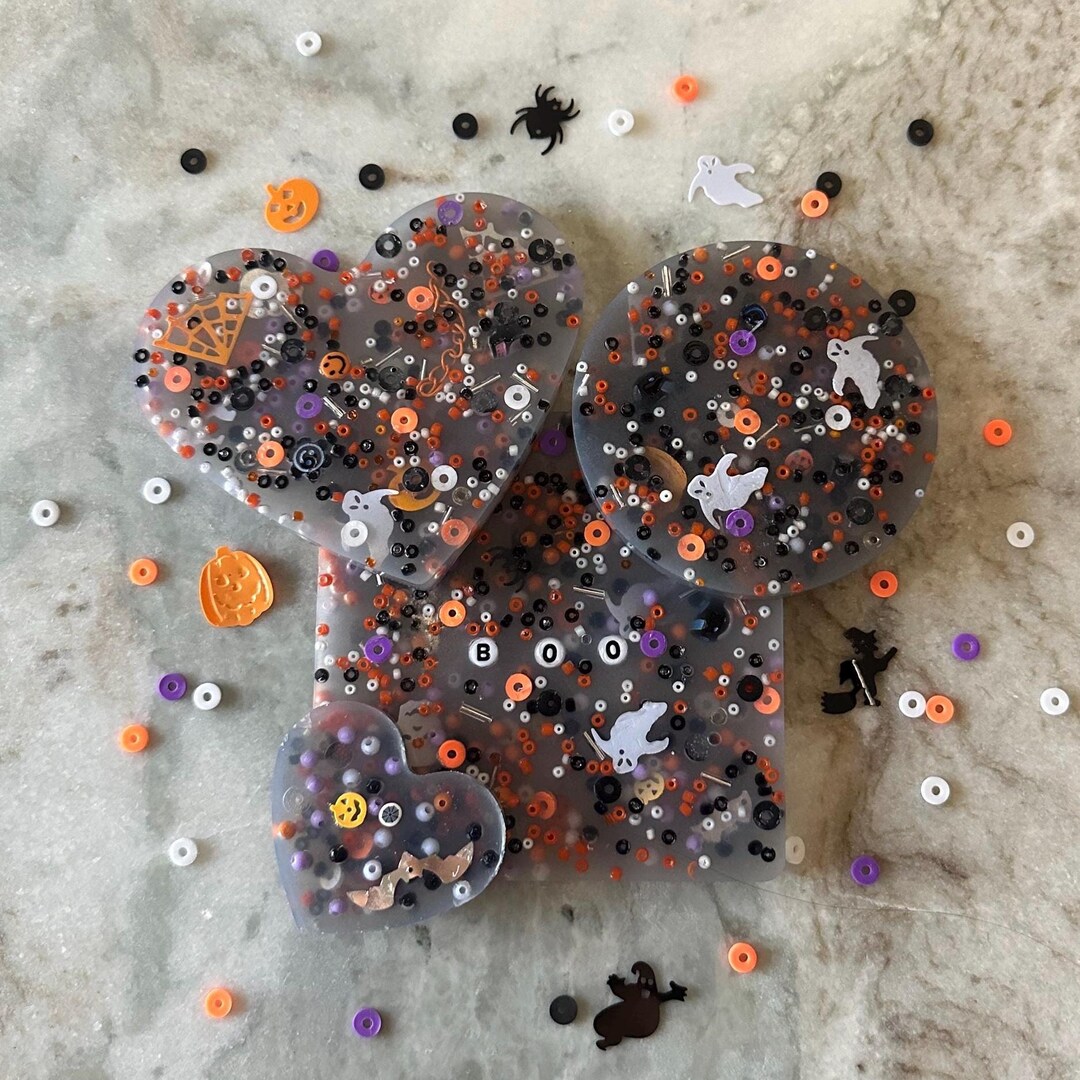 Spooky Pick Pad Beads Fidget Skin Picking Anxiety Stress Reducing ...