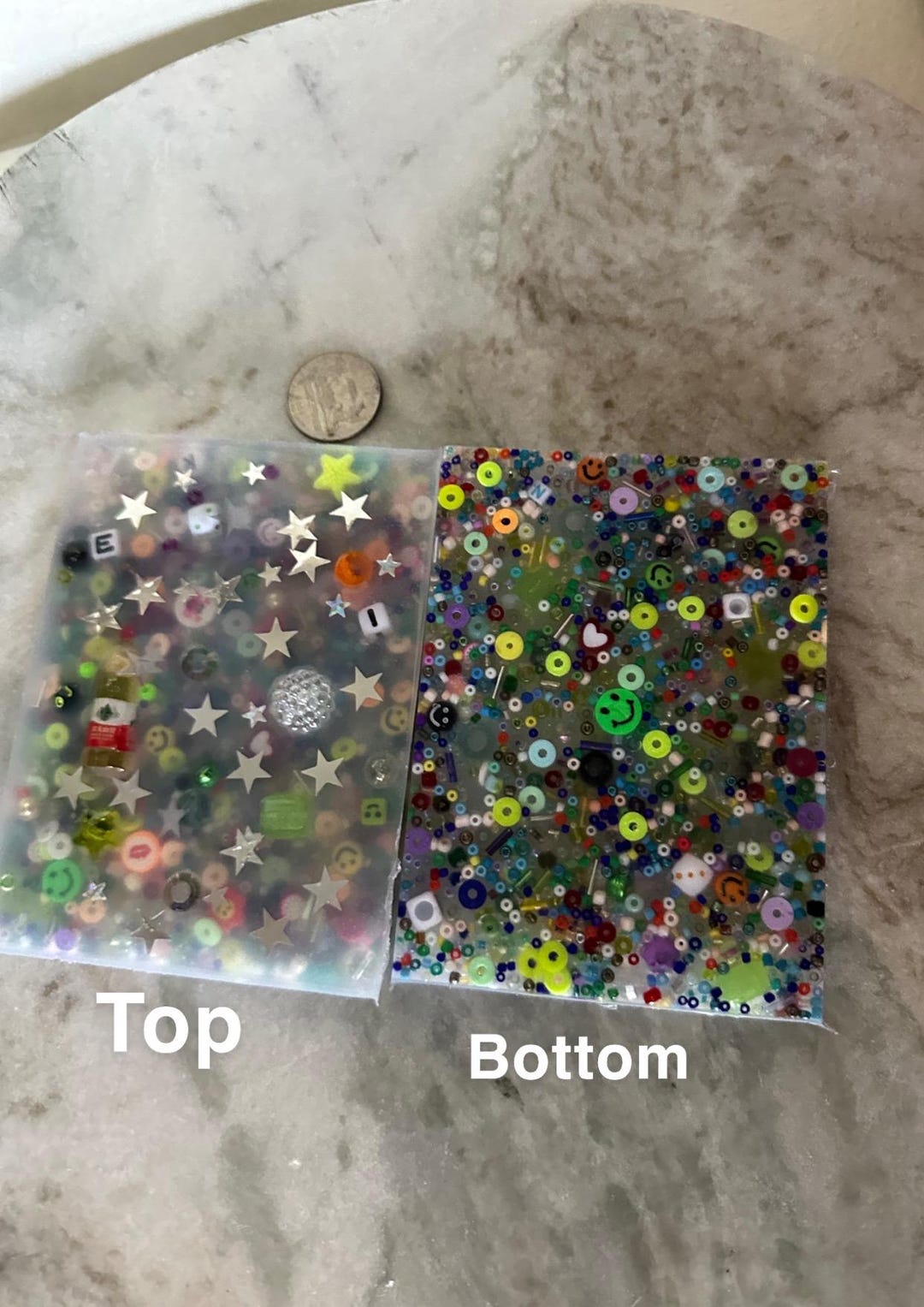 Large Pick Pad Beads Fidget Skin Picking Anxiety Stress Reducing ...