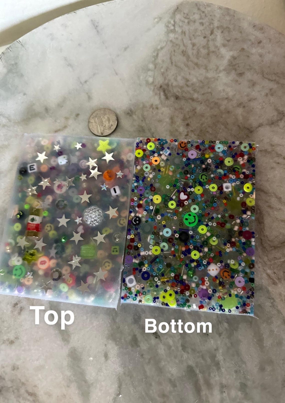 Large Pick Pad Beads Fidget Skin Picking Anxiety Stress Reducing ...