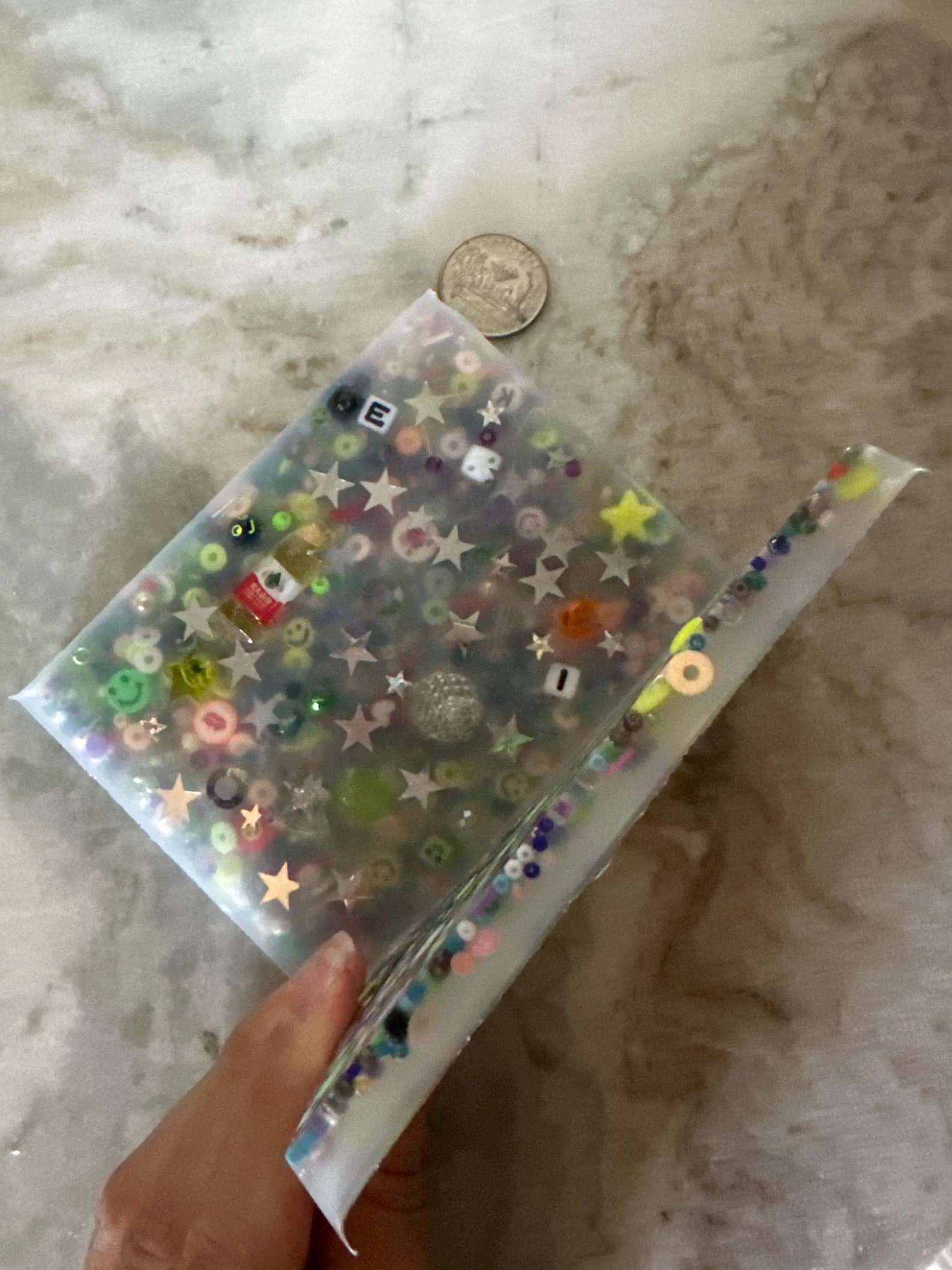 Large Pick Pad Beads Fidget Skin Picking Anxiety Stress Reducing ...