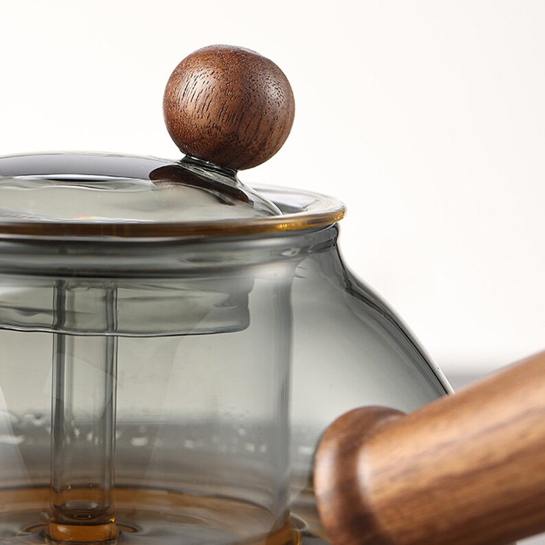 High Borosilicate Glass Teapot, High Temperature Resistant Glass Teapot ...