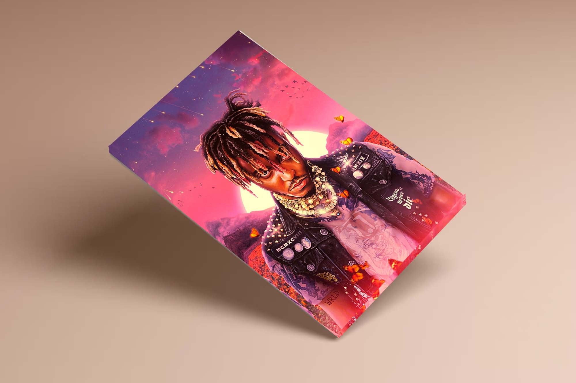 Juice WRLD Legends Never Die Canvas Print Wall Art Decor Print Picture ...