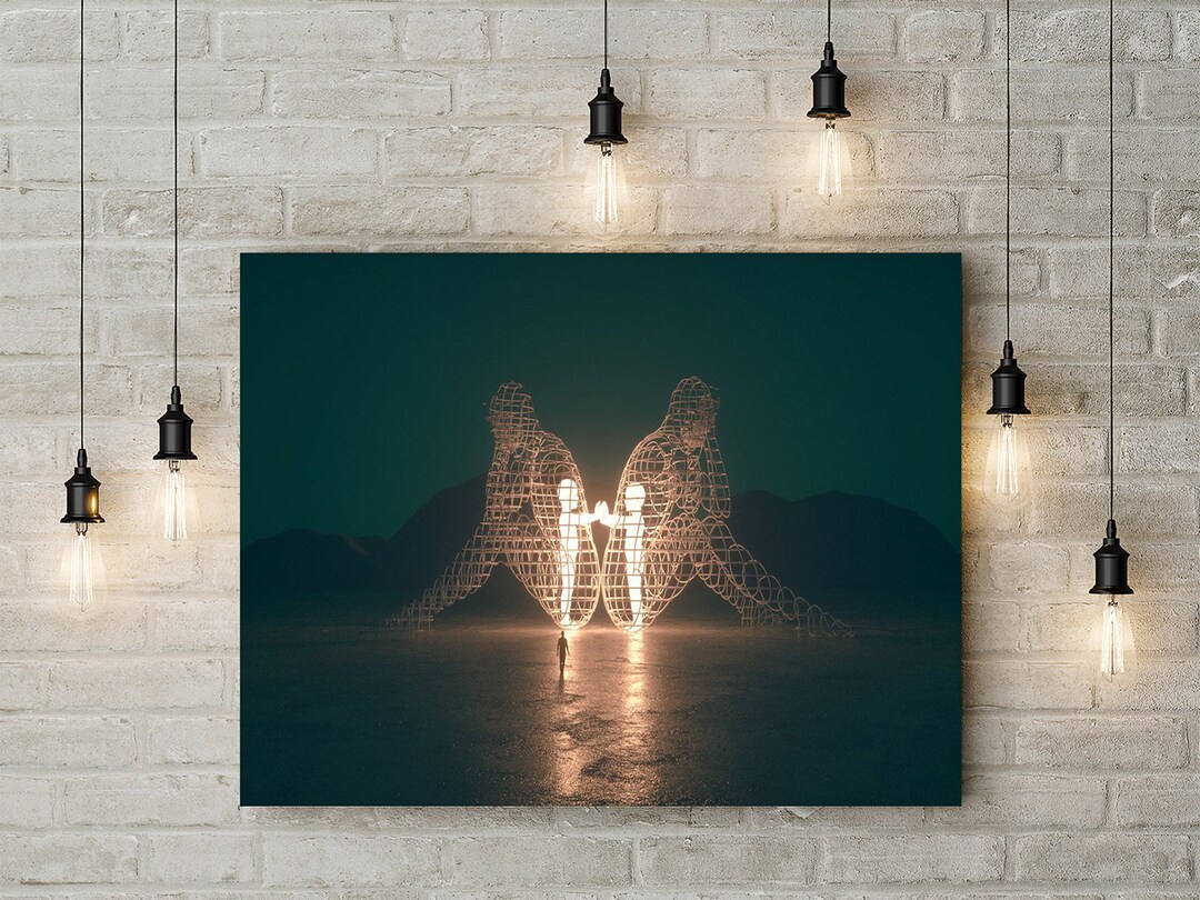 Alexander Milov Two People Turning Their Backs on Each Other Night Time ...