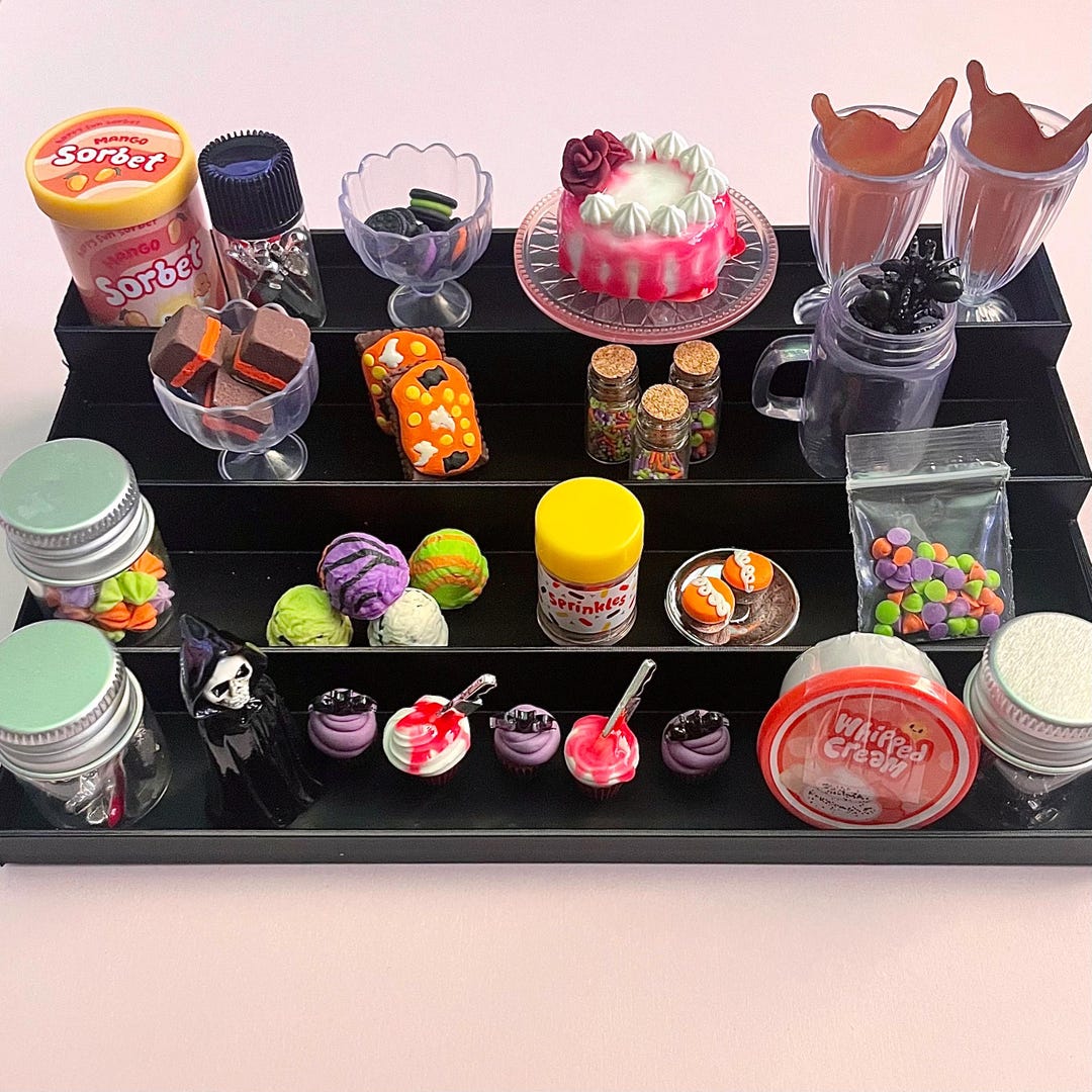 Miniature Display for Miniverse Fake Miniature Food, Mini Brands and ...