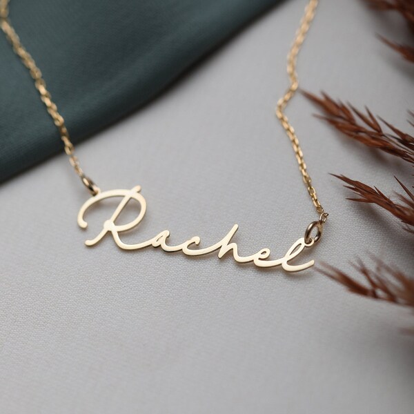 Gold Name Necklace - Etsy