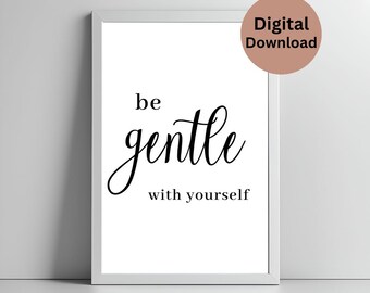 Retro Motivational Quote Digital Download Choose Yourself Wall Art ...