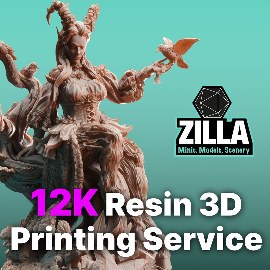 12K Resin 3D Printing Service 3d Print Commission Printing on Demand ...