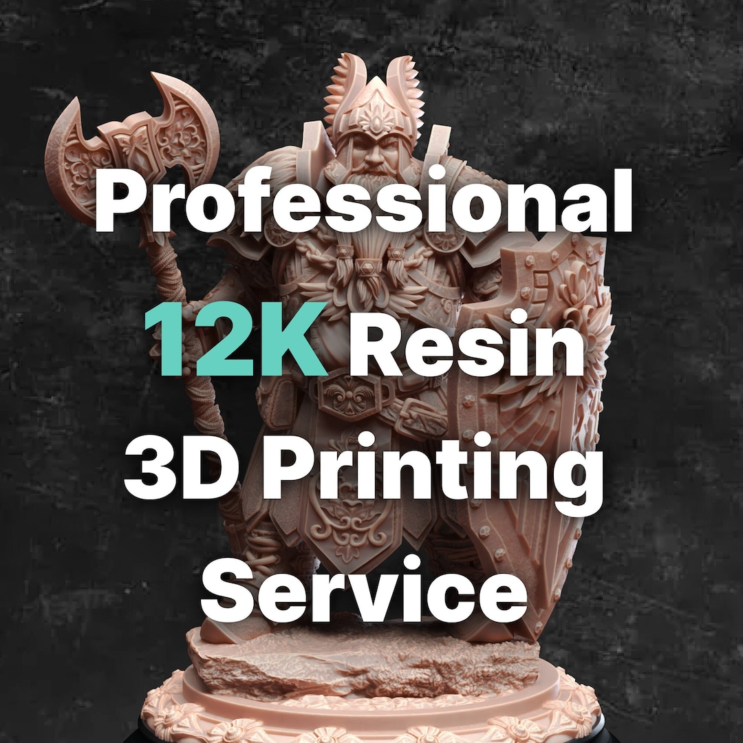 Custom 12K Resin 3D Printing 3d Print Commission Printing on Demand - Etsy