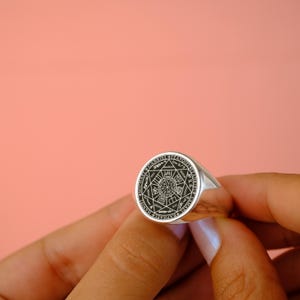 Seven Archangels Signet Ring – 10K 14K Gold & Sterling Silver ...