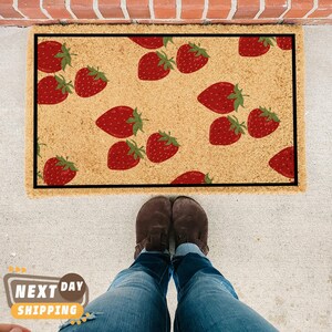 Strawberry Doormat, Strawberry Decor, Gift for Home, New Home Gift ...