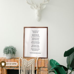 Custom Text Print, Custom Speech Photo Frame, Personalized Eulogy ...