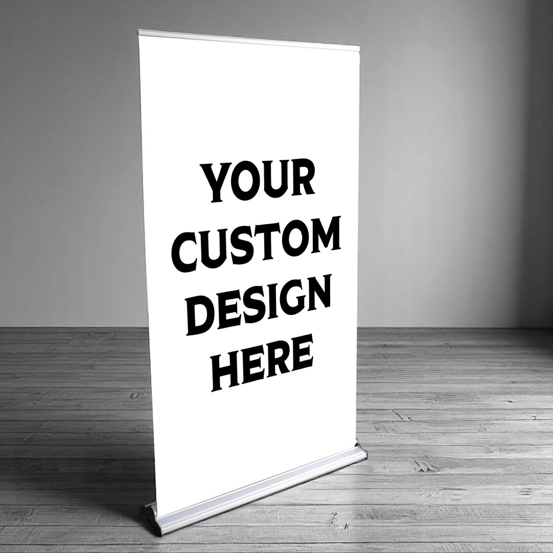Custom Vinyl Retractable Banner, Custom Advertising Event Banner, Roll ...