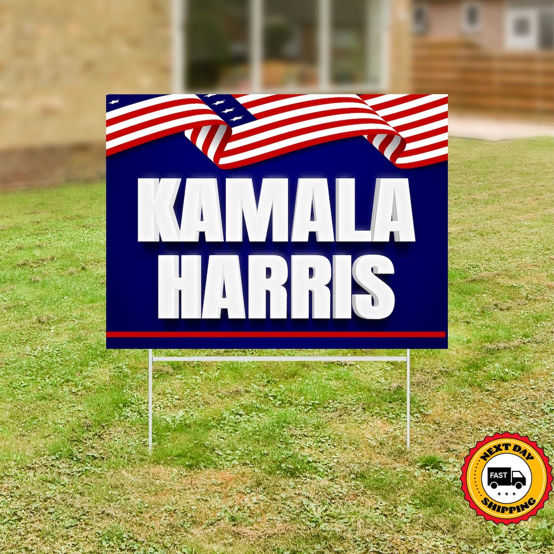 Kamala Harris Yard Sign, Kamala Harris, Harris 2024, Vote Harris ...