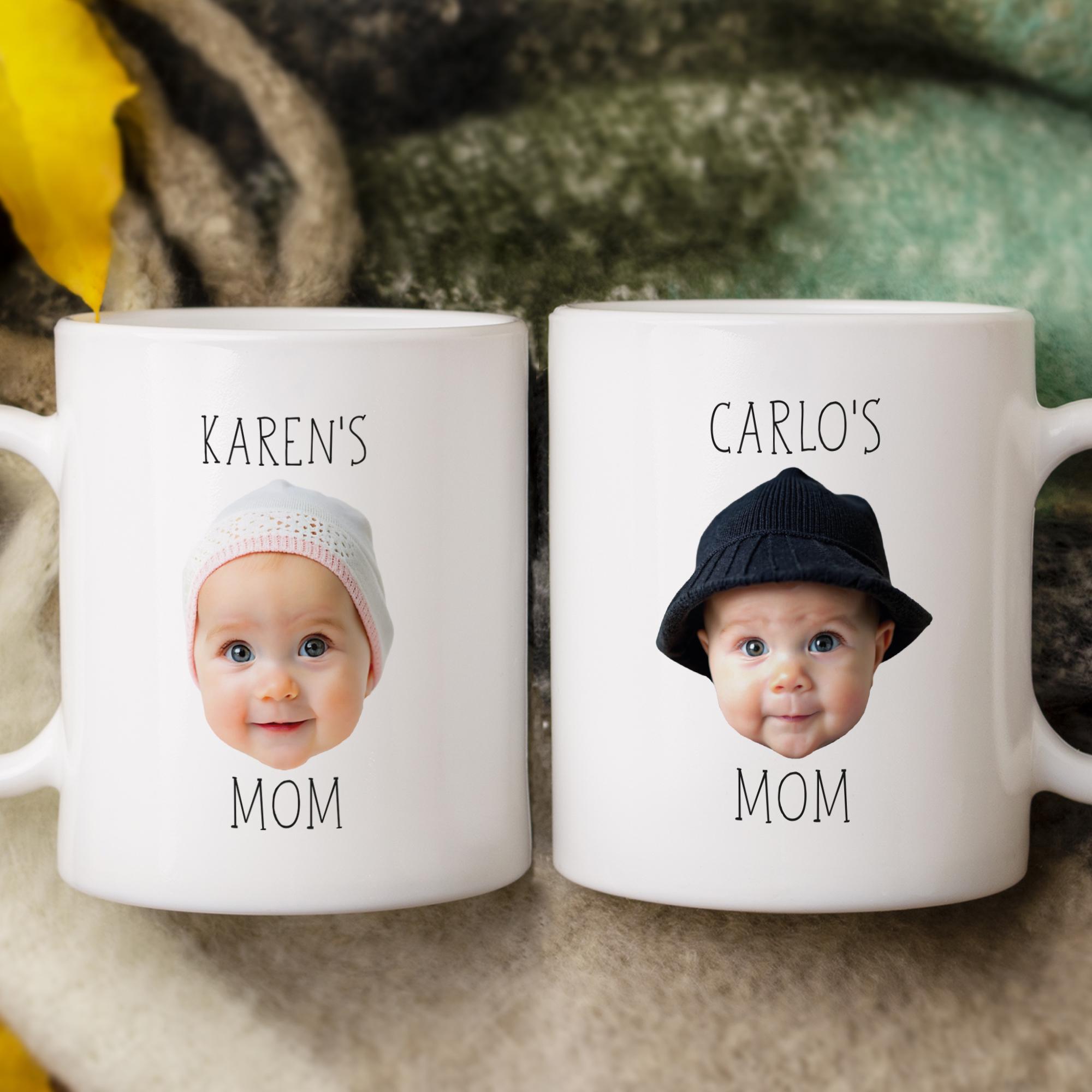 Baby Face Mug, Custom Photo Mug, Picture Mug, Gift for Mother, Custom ...
