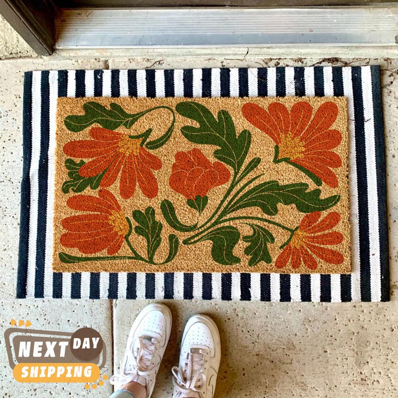 Boho Door Mat - Etsy
