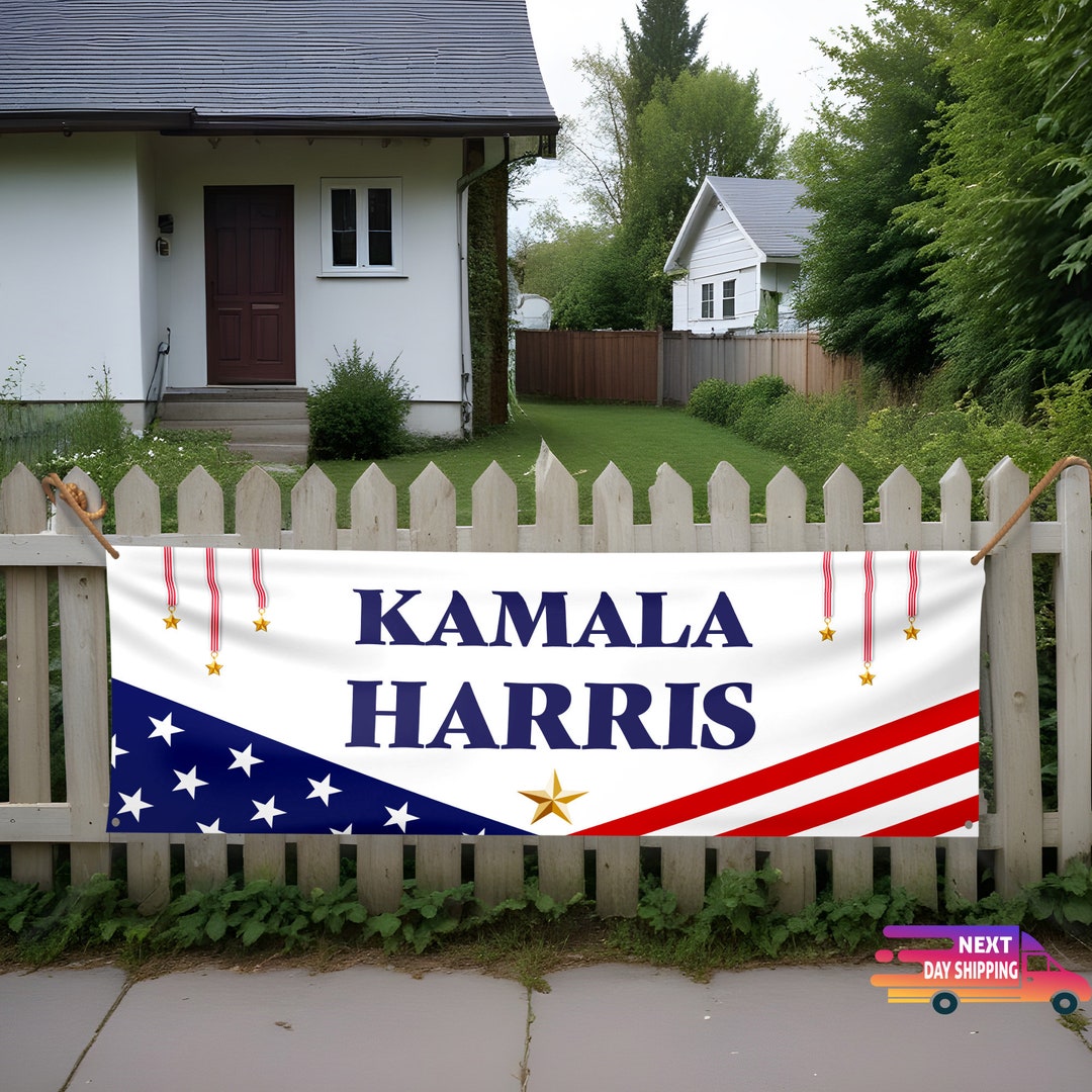 Kamala Harris Banner, 2024 Election Banner, Vote Kamala, Support Kamala ...