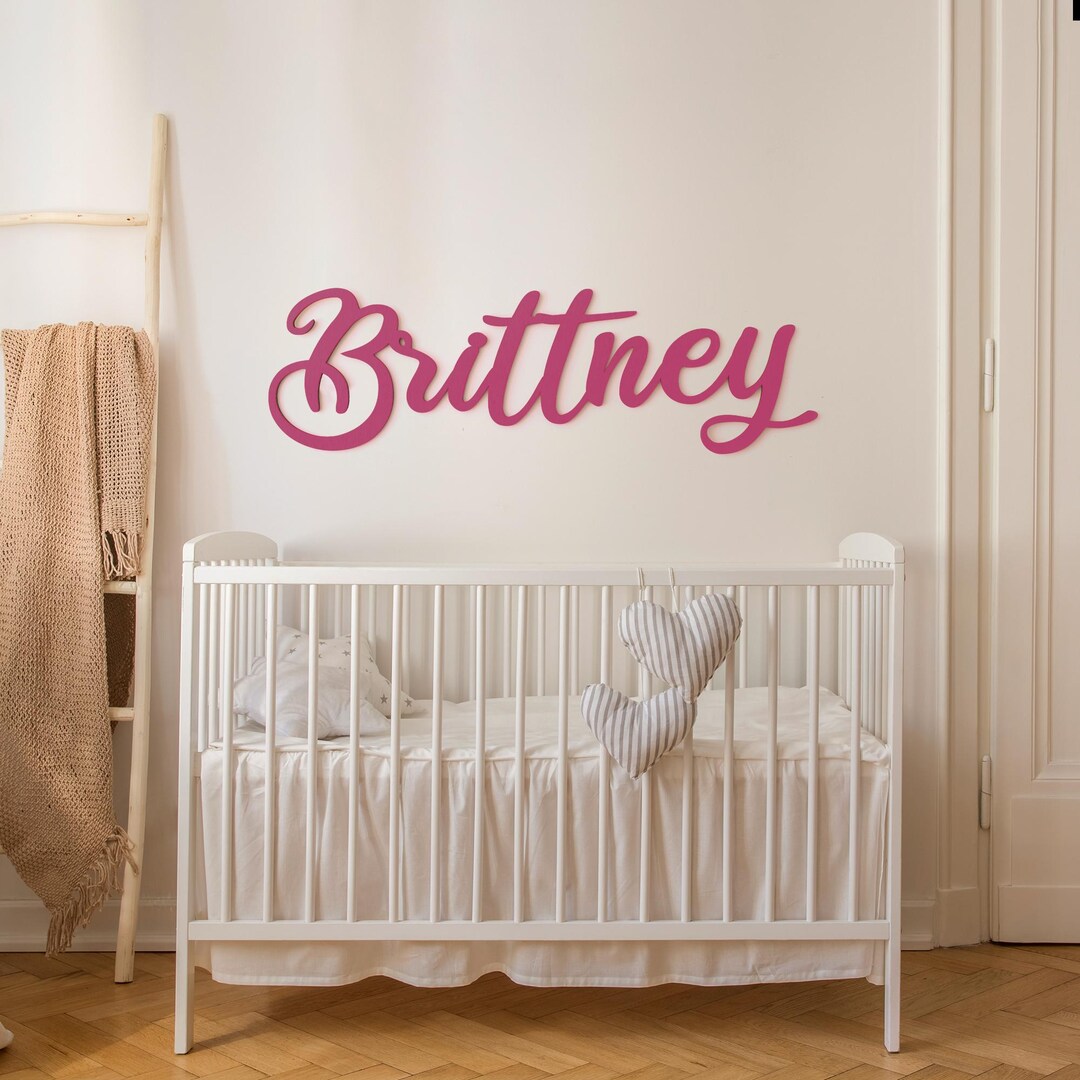 Baby Name Wall Art, Baby Name Wall Sign, Nursery Wall Sign, Custom Baby ...