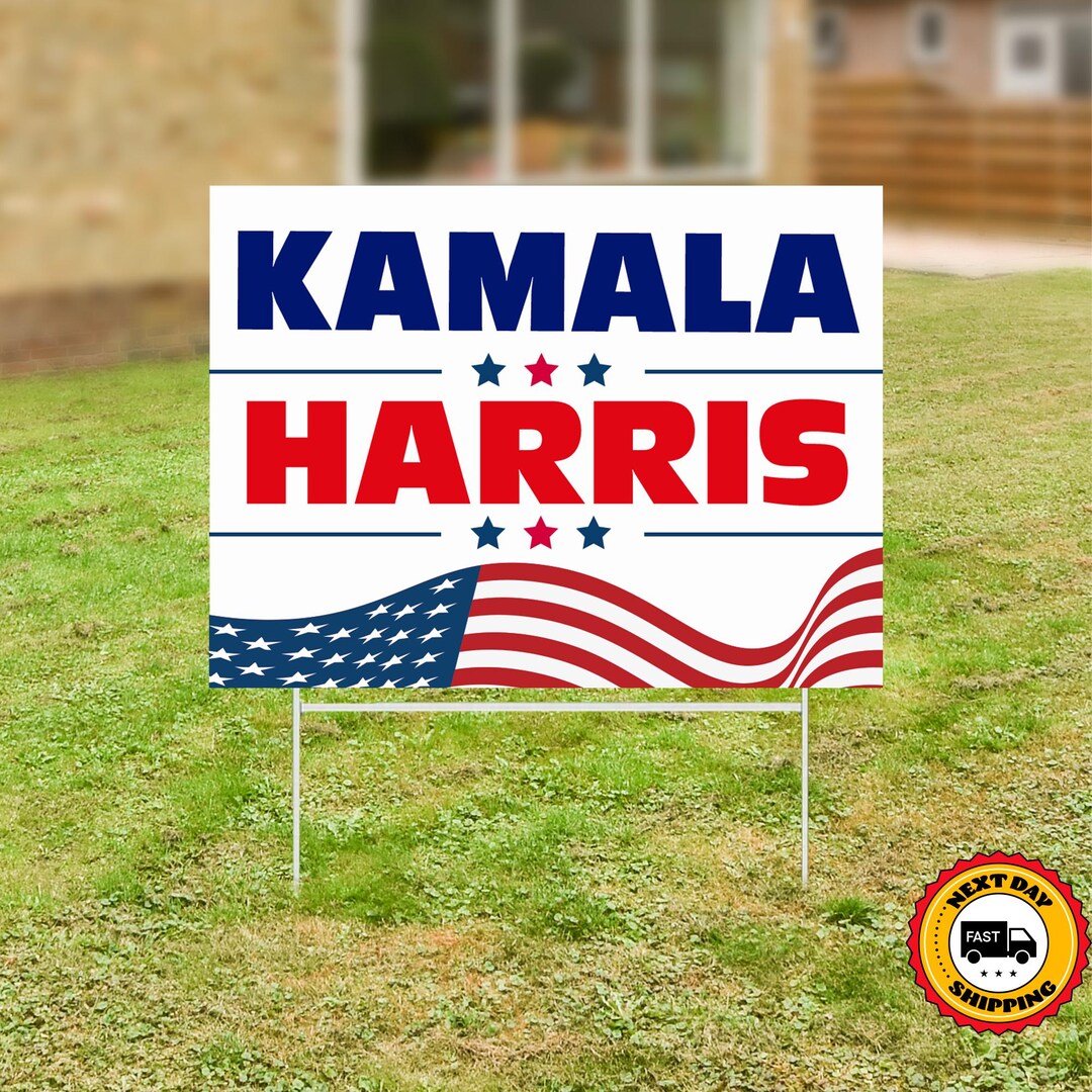 Kamala Harris Yard Sign, Madam President, Kamala Harris, Harris 2024 ...