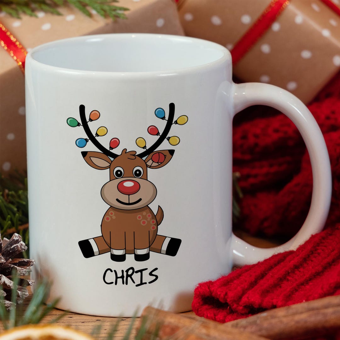 Christmas Characters Mug, Custom Christmas Mug, Holiday Coffee Mug ...