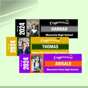 Graduation Banner, Class of 2024, Vinyl Banner, Graduation Gift ...