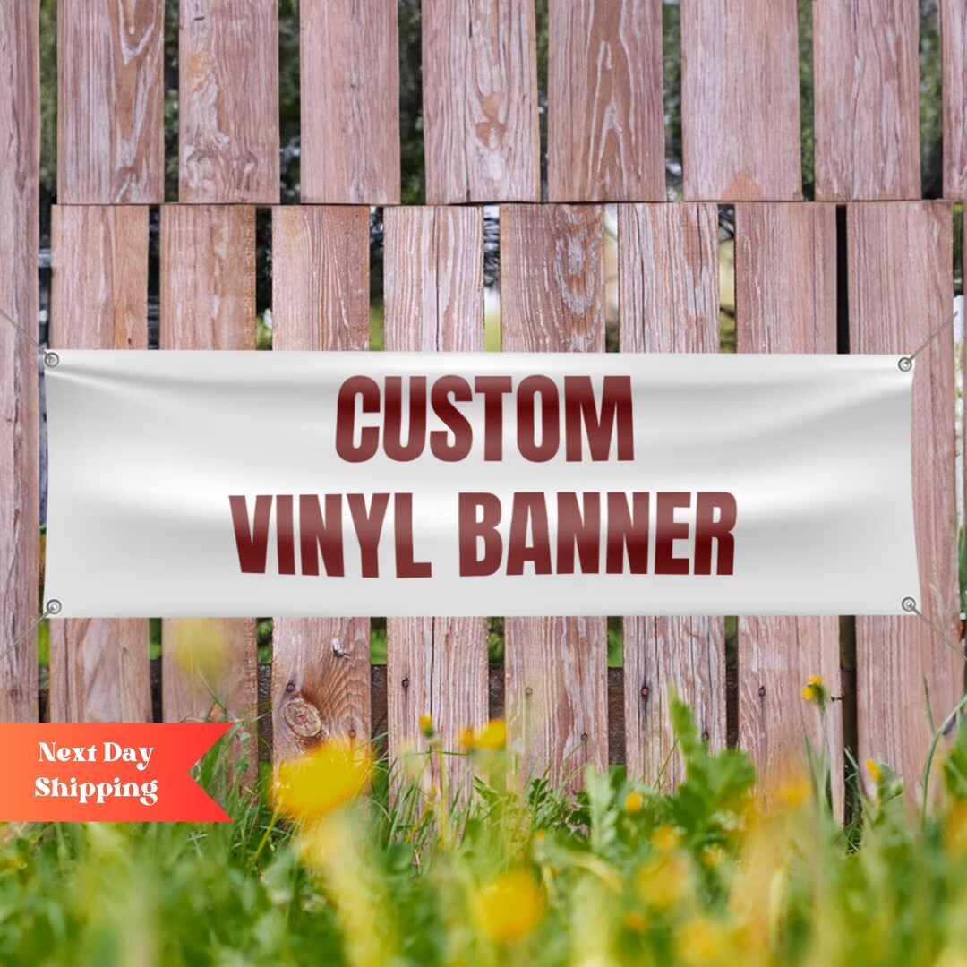 Custom Vinyl Banner, Custom Advertising Event Banner, Custom Logo and ...