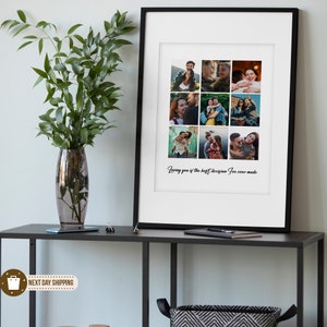 Personalized Couple Photo Collage, Canva Photo Prints, Anniversary ...