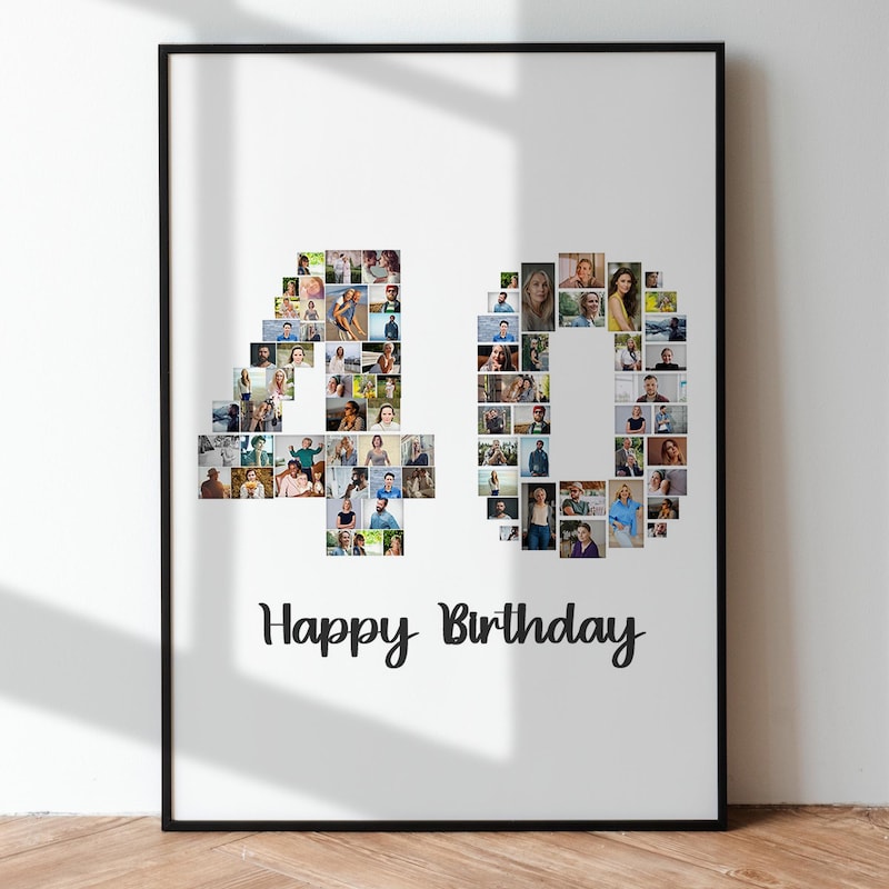40th Collage - Etsy