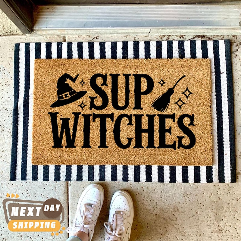 Witch Doormat - Etsy